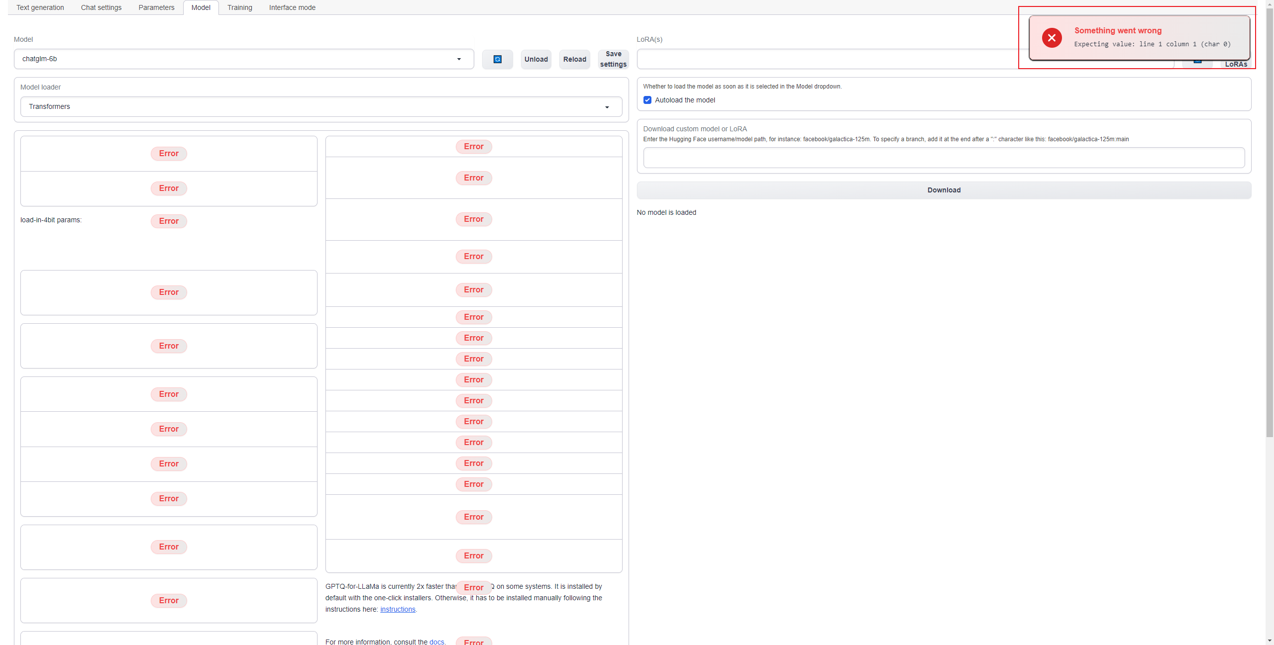 Use Any Function To Report An Error · Issue 2897 · Oobabooga Text Generation Webui · Github
