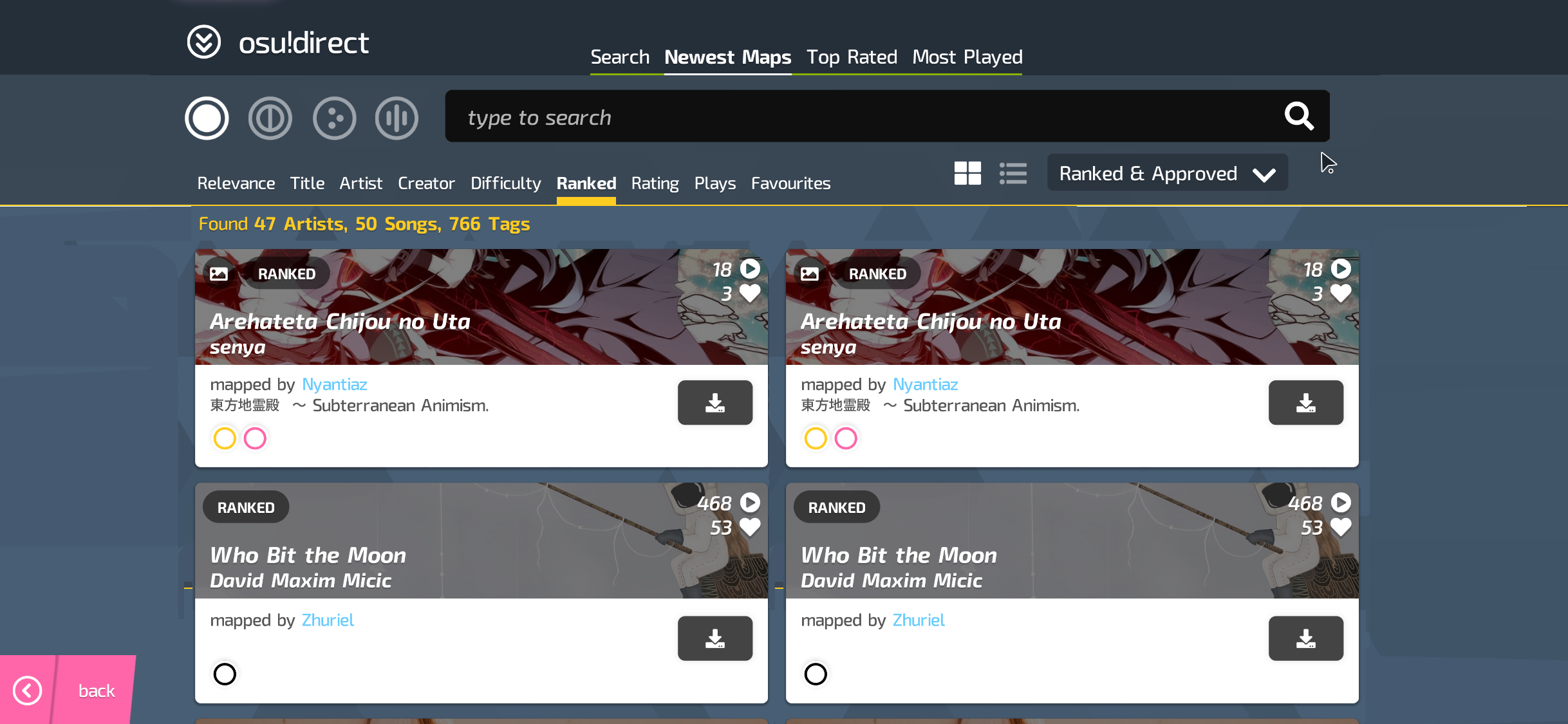 Too much padding for full screen overlays · Issue #4887 · ppy/osu · GitHub