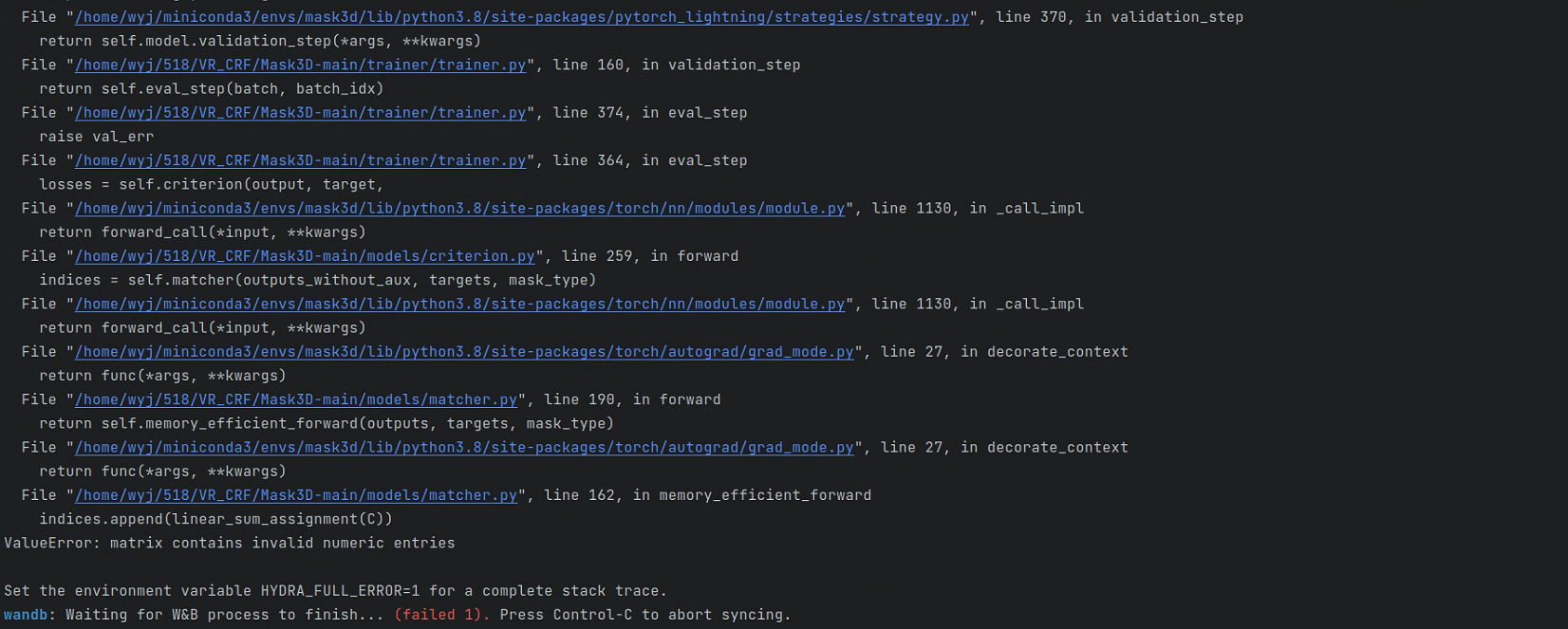 An error when training S3DIS. · Issue #134 · JonasSchult/Mask3D · GitHub