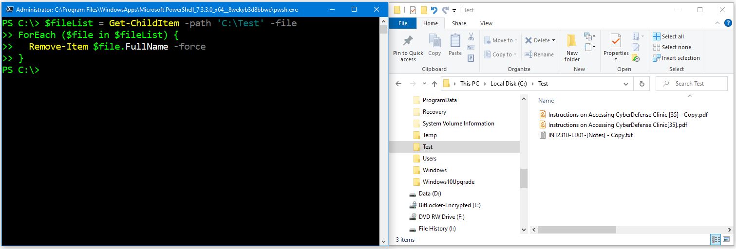 Not able to process file with [ in the file name, ie Remove-Item or ...
