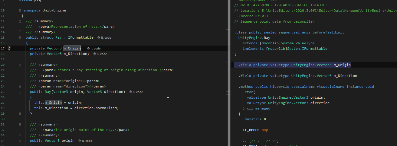 Patching ``UnityEngine.Ray.get_origin`` breaks raycasting / everything that accesses the ray ...