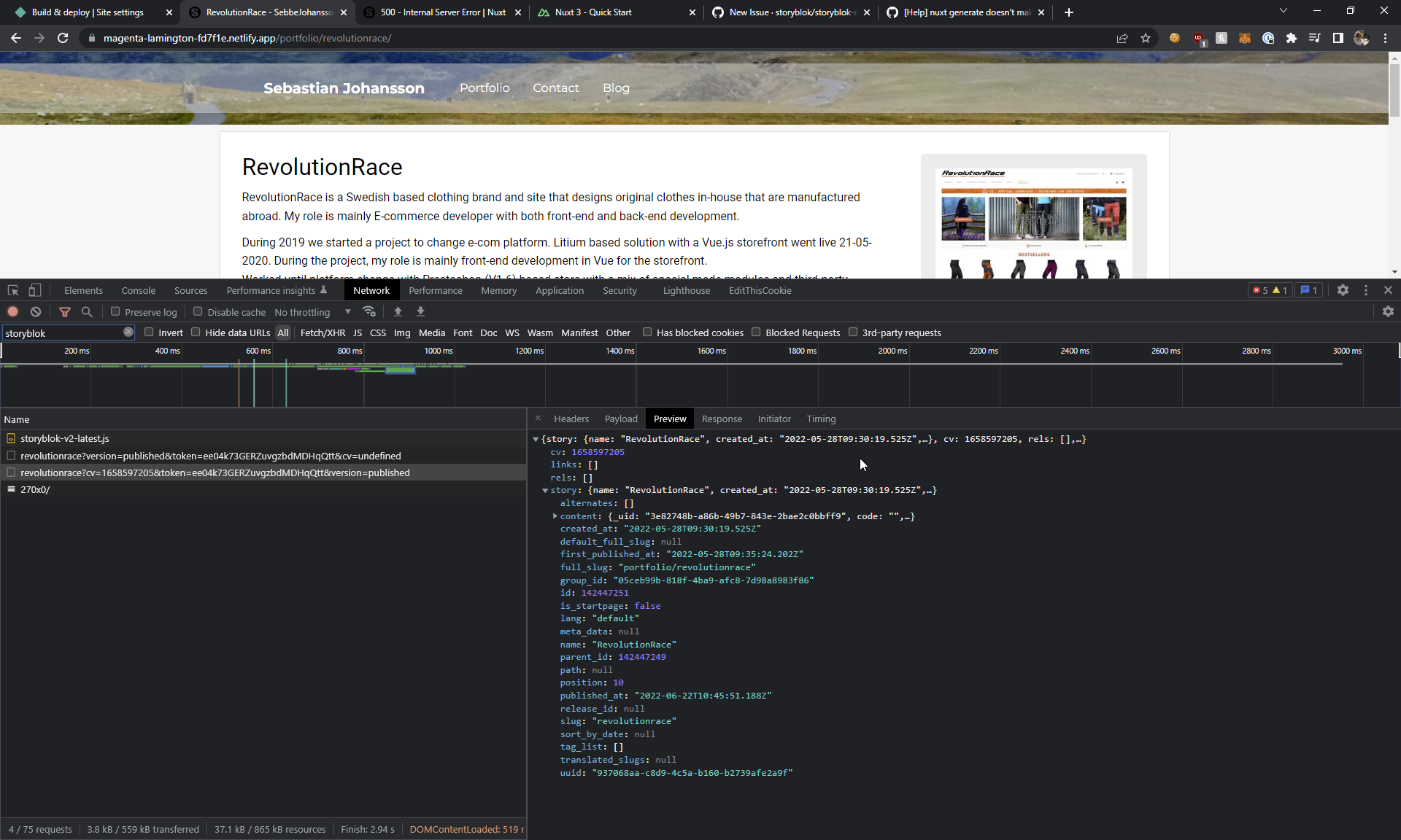 Nuxt3 With Full Static Is Still Running Storyblok Scripts Even If