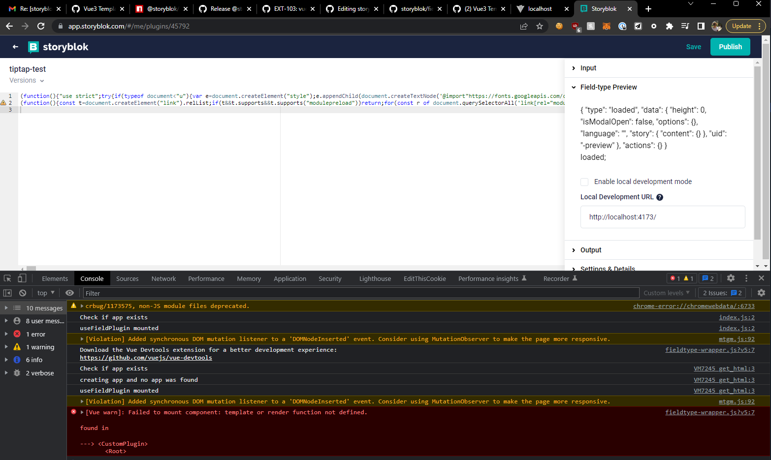 Vue3 Template Failed To Mount Component Template Or Render Function 