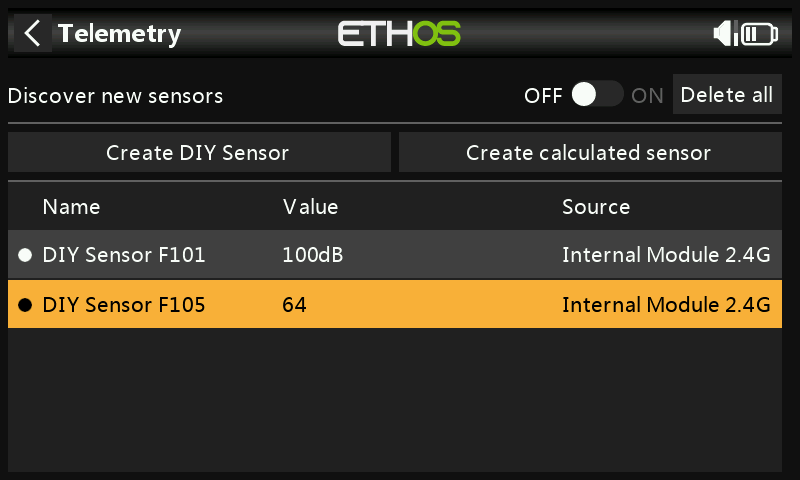 Make Custom Sensor discoverable by "discover new sensors" · Issue #1238 · FrSkyRC/ETHOS-Feedback ...