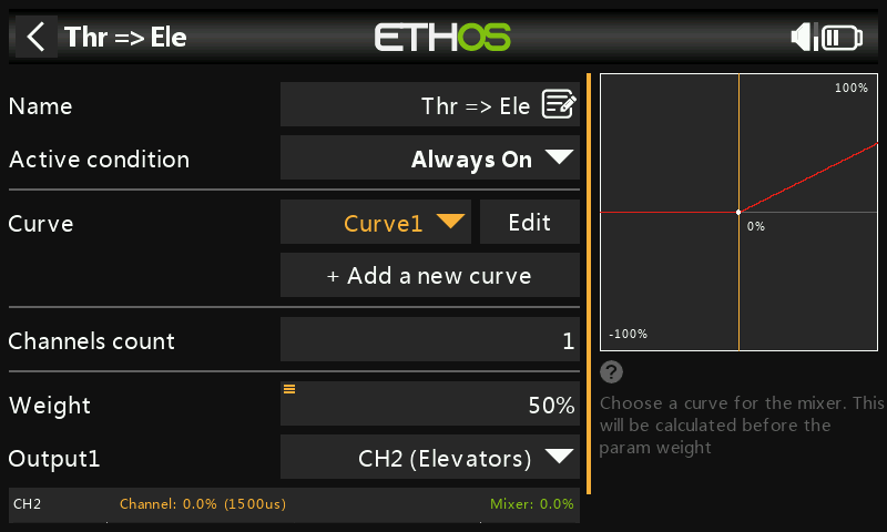 Throttle -> Ele Mix not usable with User Curve · Issue #2579 · FrSkyRC/ETHOS-Feedback-Community ...
