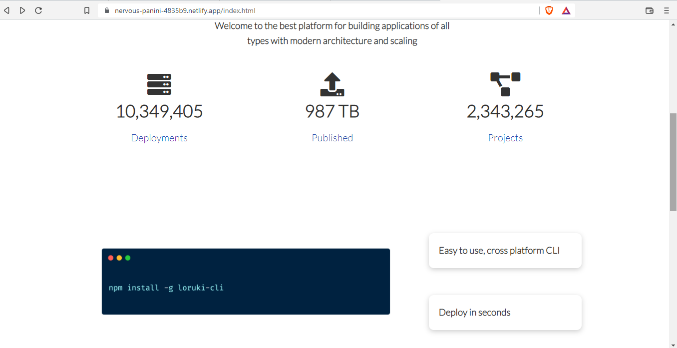 GitHub - shridharrai/loruki-website: Cloud hosting Website