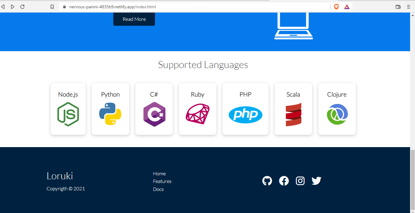 GitHub - shridharrai/loruki-website: Cloud hosting Website