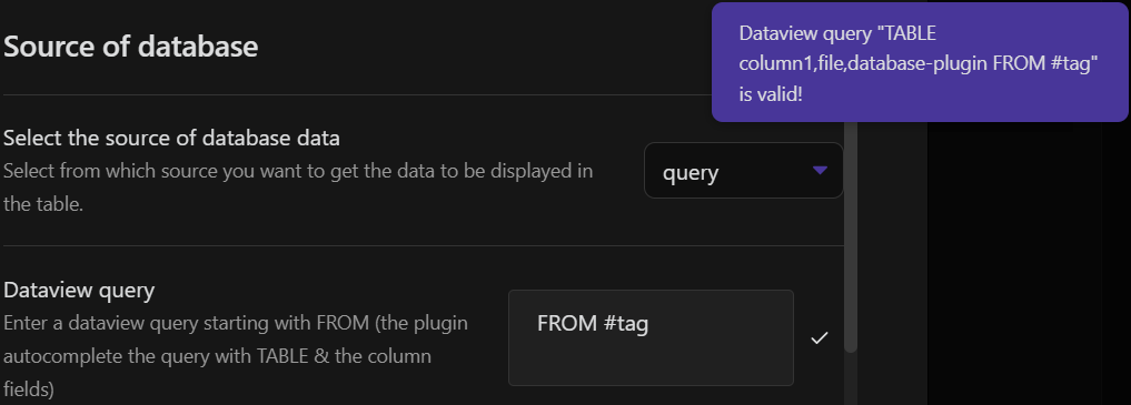 New "query" source doesn't accept tags · Issue #207 · RafaelGB/obsidian-db-folder · GitHub
