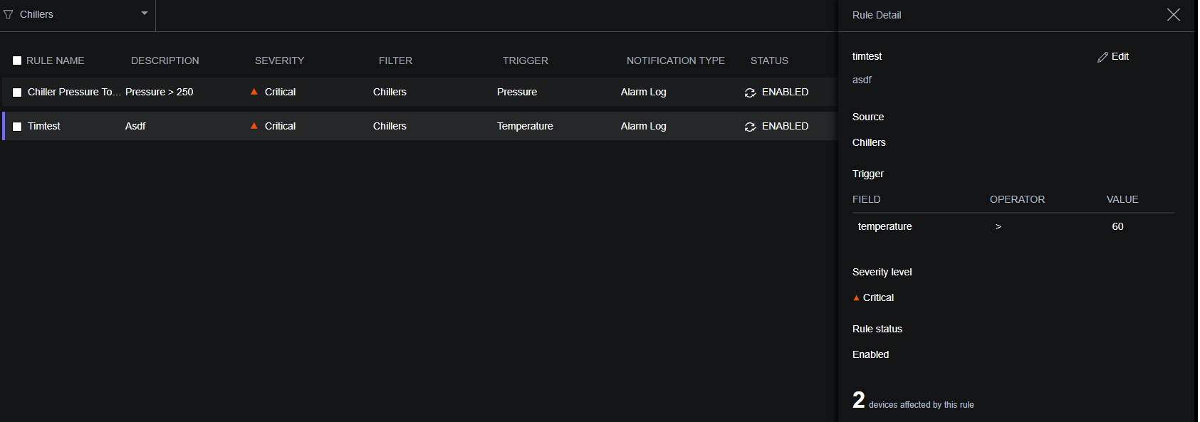 Alarms grid and Top Rules Triggered shows a GUID for a custom rule name · Issue #683 · Azure/pcs ...