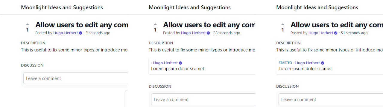 [BUG] Response "Opened" to post doesn't show a status label · Issue #1011 · getfider/fider · GitHub