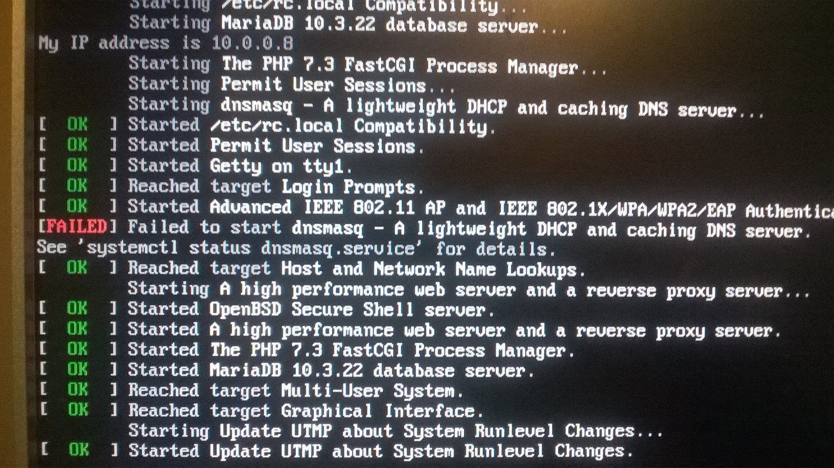 Failed To Start Dnsmasq · Issue 187 · Moodlebox Moodlebox · Github