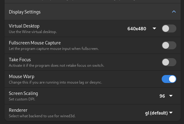 [Request]: Rethinking Display Settings · Issue #2040 · bottlesdevs/Bottles · GitHub