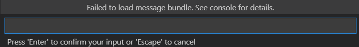 "Failed to load message bundle" error comes up when trying to ssh after update from remote ssh ...