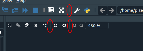 Simulate toolbar separator for fake toolbars · Issue #9612 · spyder-ide/spyder · GitHub