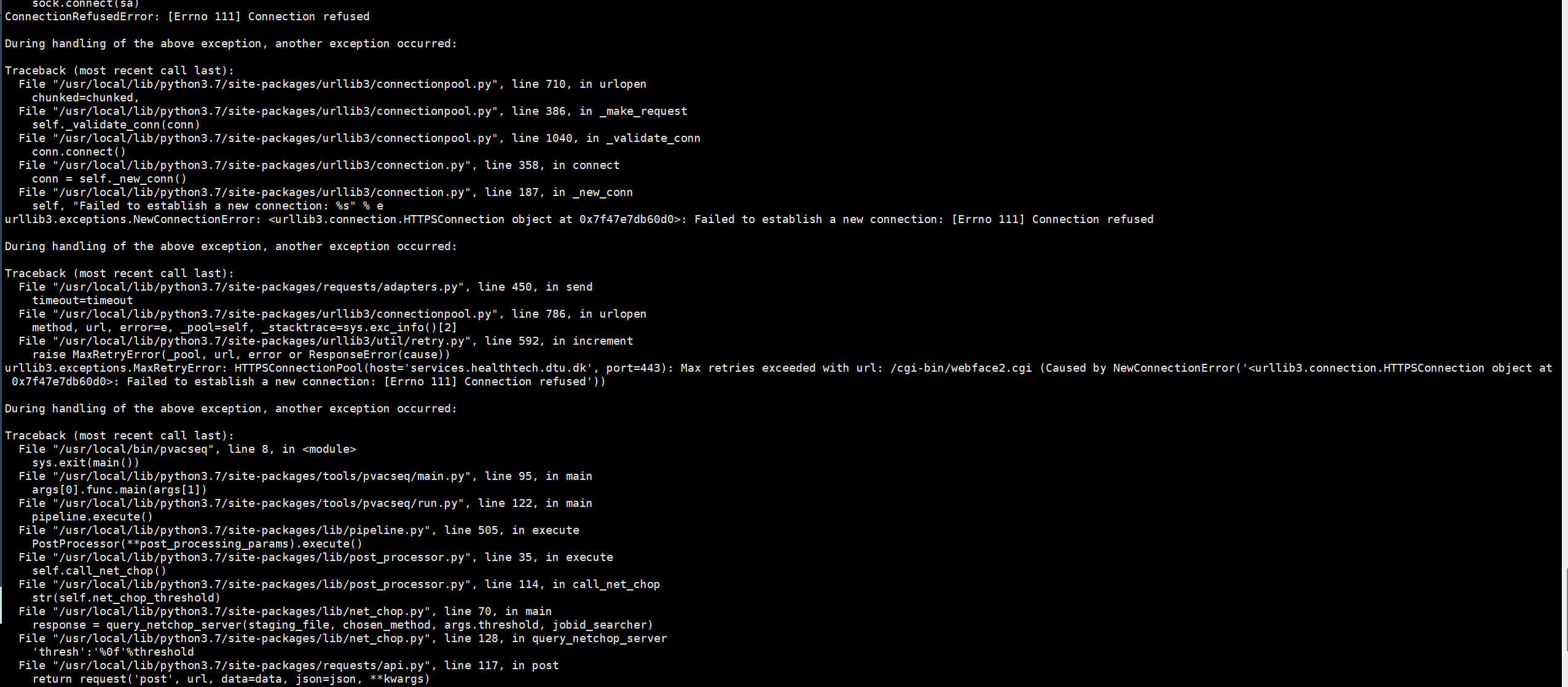 Add retry when calls to standalone IEDB fail · Issue #762 · griffithlab/pVACtools · GitHub