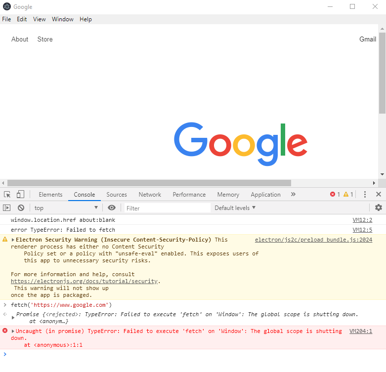 Electron 5 Webview With No Contextisolation And Nativewindowopen Fails To Load A Preload In A