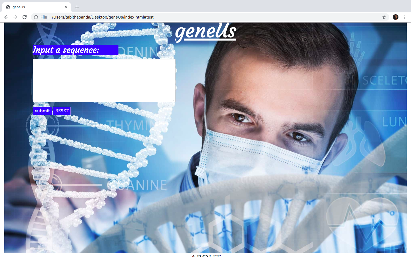 GitHub - TabithaKO/geneUs: This program analyses DNA sequences to determine specific ...