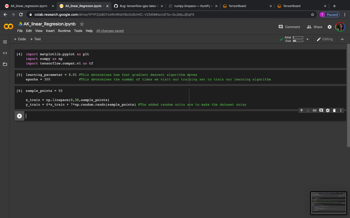 Simple numpy functions failing · Issue #1239 · googlecolab/colabtools ...