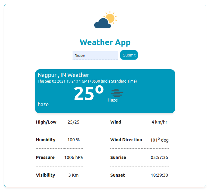 GitHub - burkure/Weather-App-Frontend