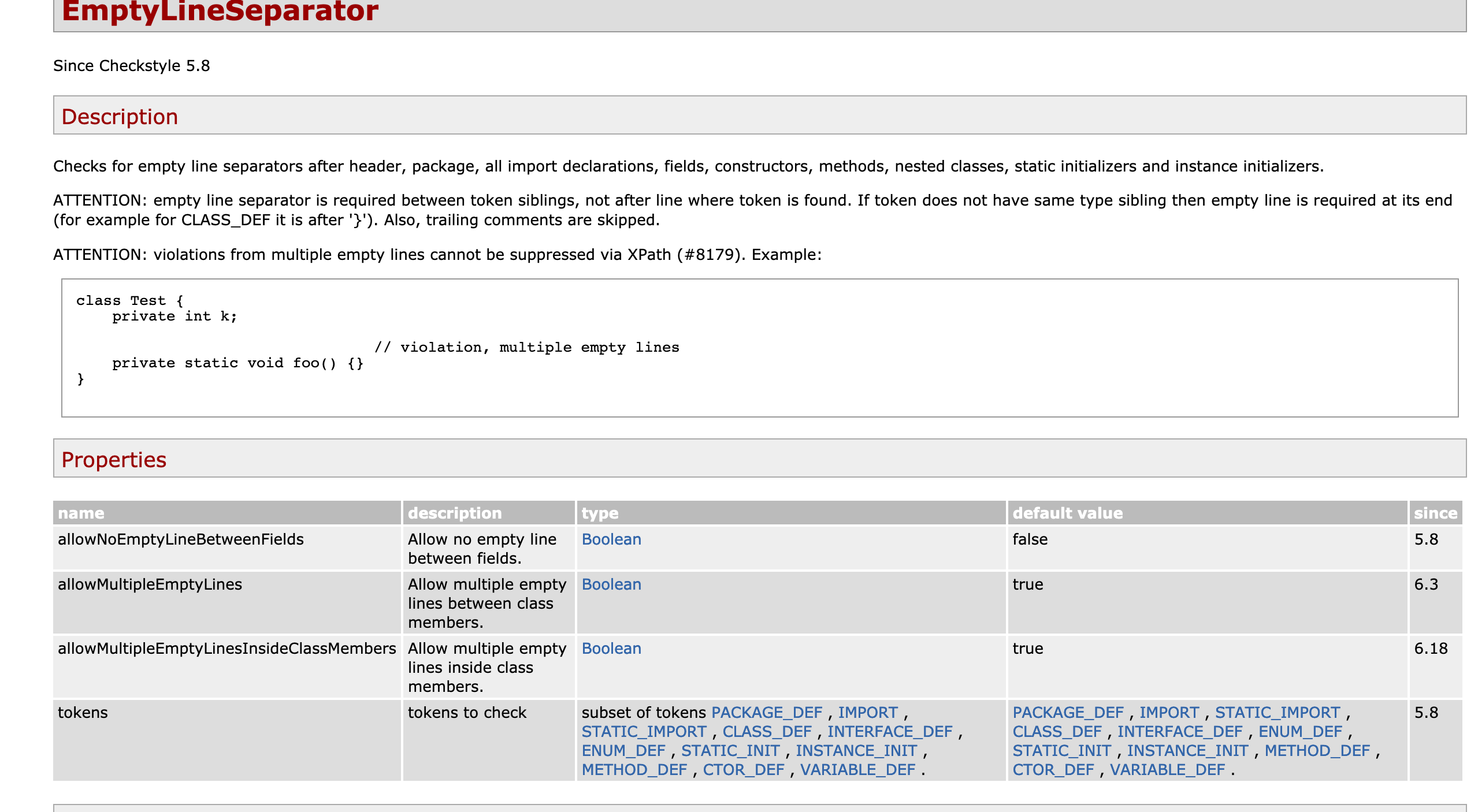 Update AbstractChecks to log DetailAST - EmptyLineSeparator · Issue #7730 · checkstyle ...