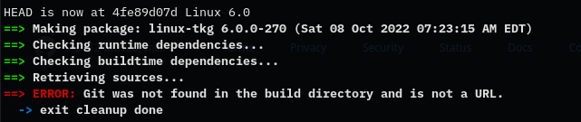ERROR: Git was not found in the build directory and is not a URL. · Issue #620 · Frogging-Family ...