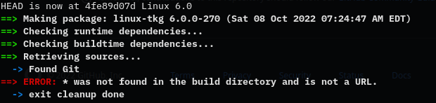 ERROR: Git was not found in the build directory and is not a URL. · Issue #620 · Frogging-Family ...