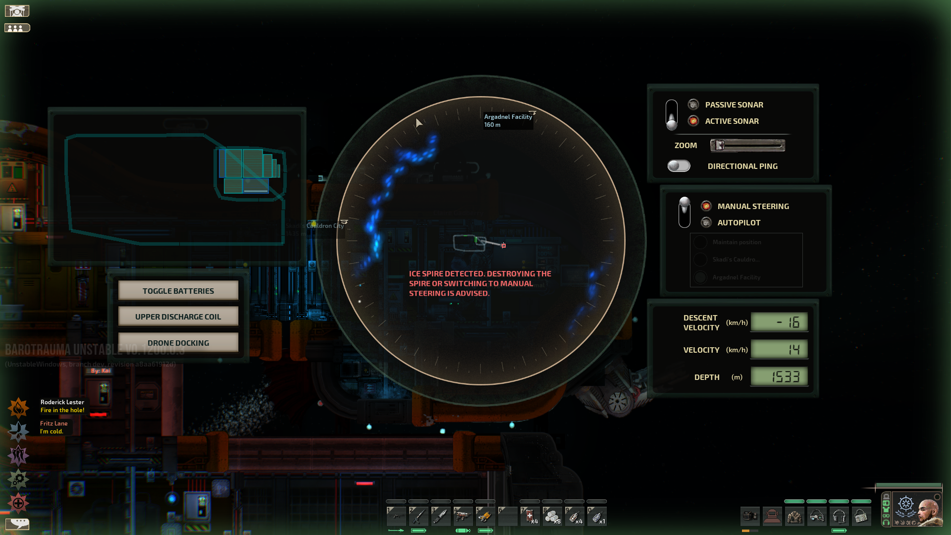 [0.1200.0.3] Navigation - Ice Spire Detected message doesn't get ...