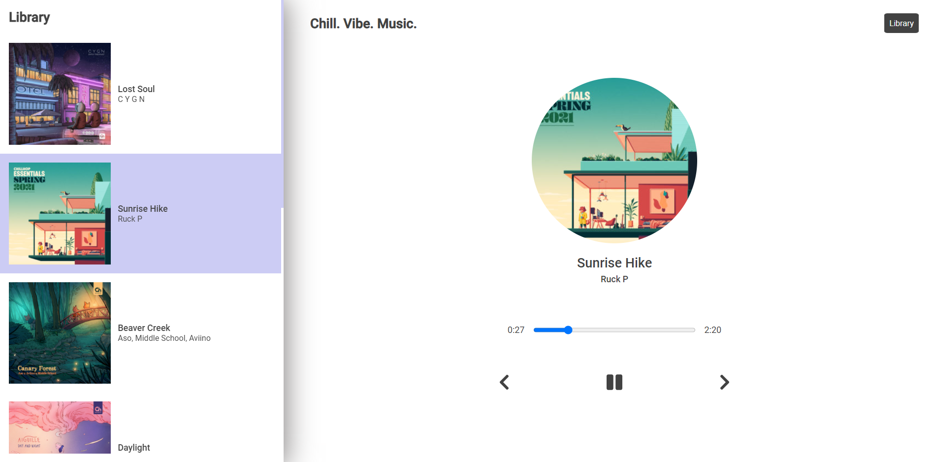 GitHub - Slavik7/chill-music-player