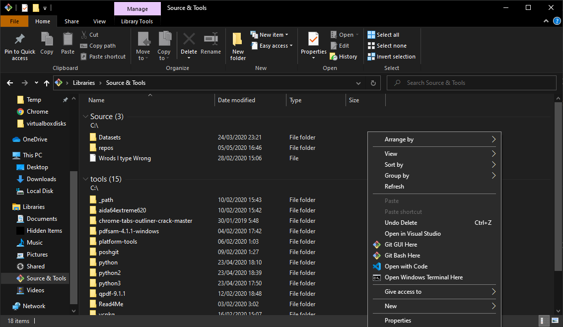 Open With Code For Windows Libaries · Issue 96960 · Microsoftvscode · Github
