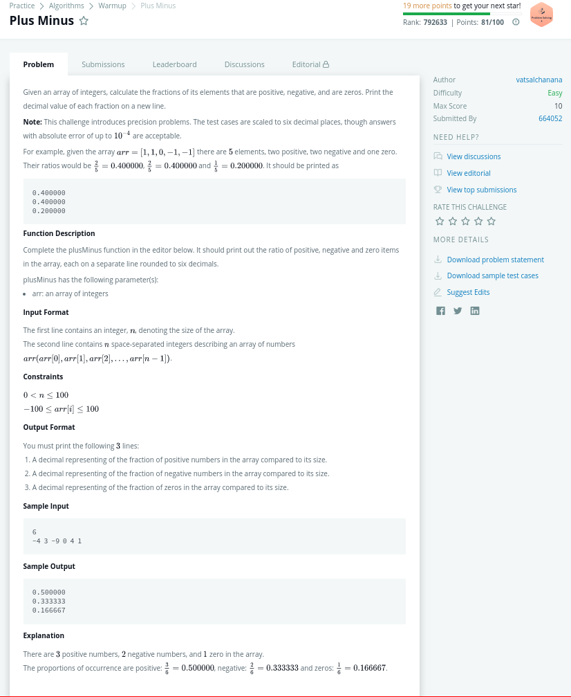 Need sample inputs in the exercise description · Issue #5033 · exercism/exercism · GitHub