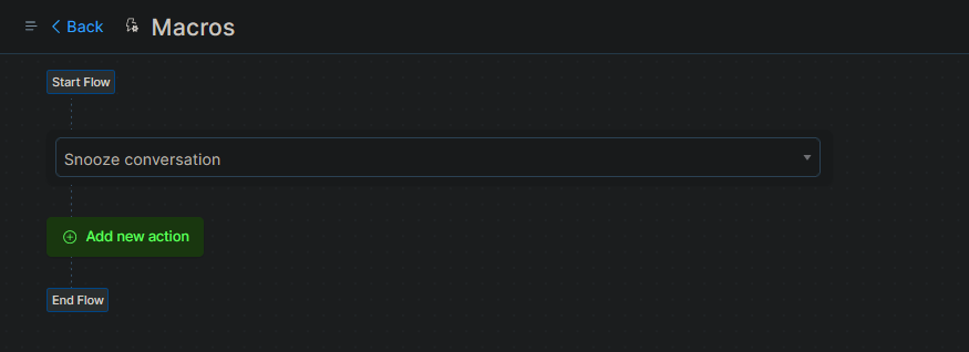 Ability to Choose Snooze Option in Macros · Issue #7393 · chatwoot/chatwoot · GitHub