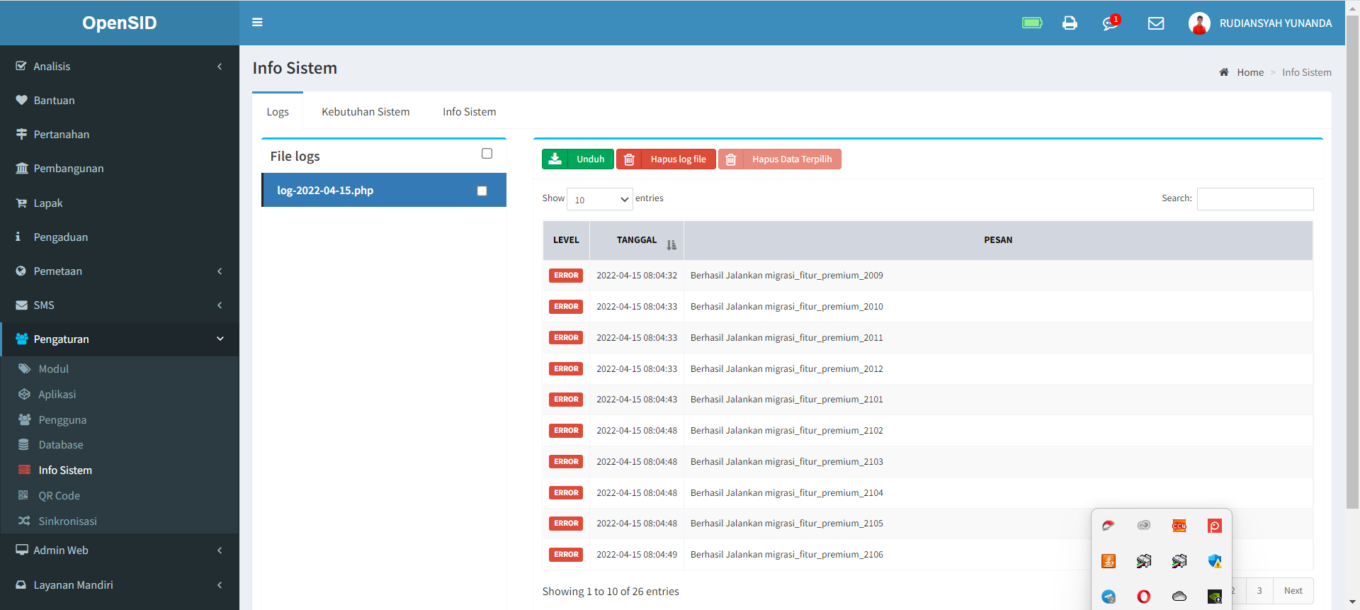 Bug/error: Gagal Saat Impor Data Program Bantuan · Issue #5158 · OpenSID/OpenSID · GitHub