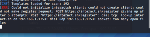Could not Initialise Interactsh Client · Issue #1175 · projectdiscovery/nuclei · GitHub