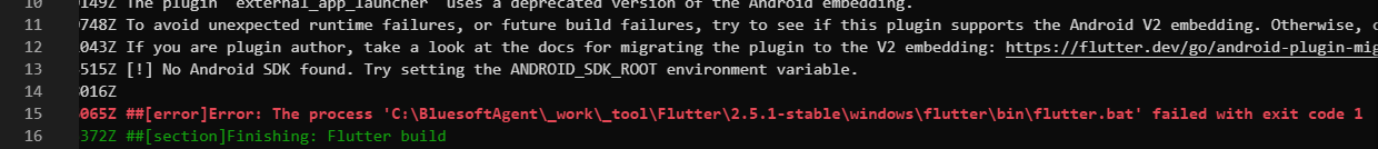 "ANDROID_SDK_ROOT" not found, build fails · Issue #12 · hey24sheep/azure-flutter-tasks · GitHub