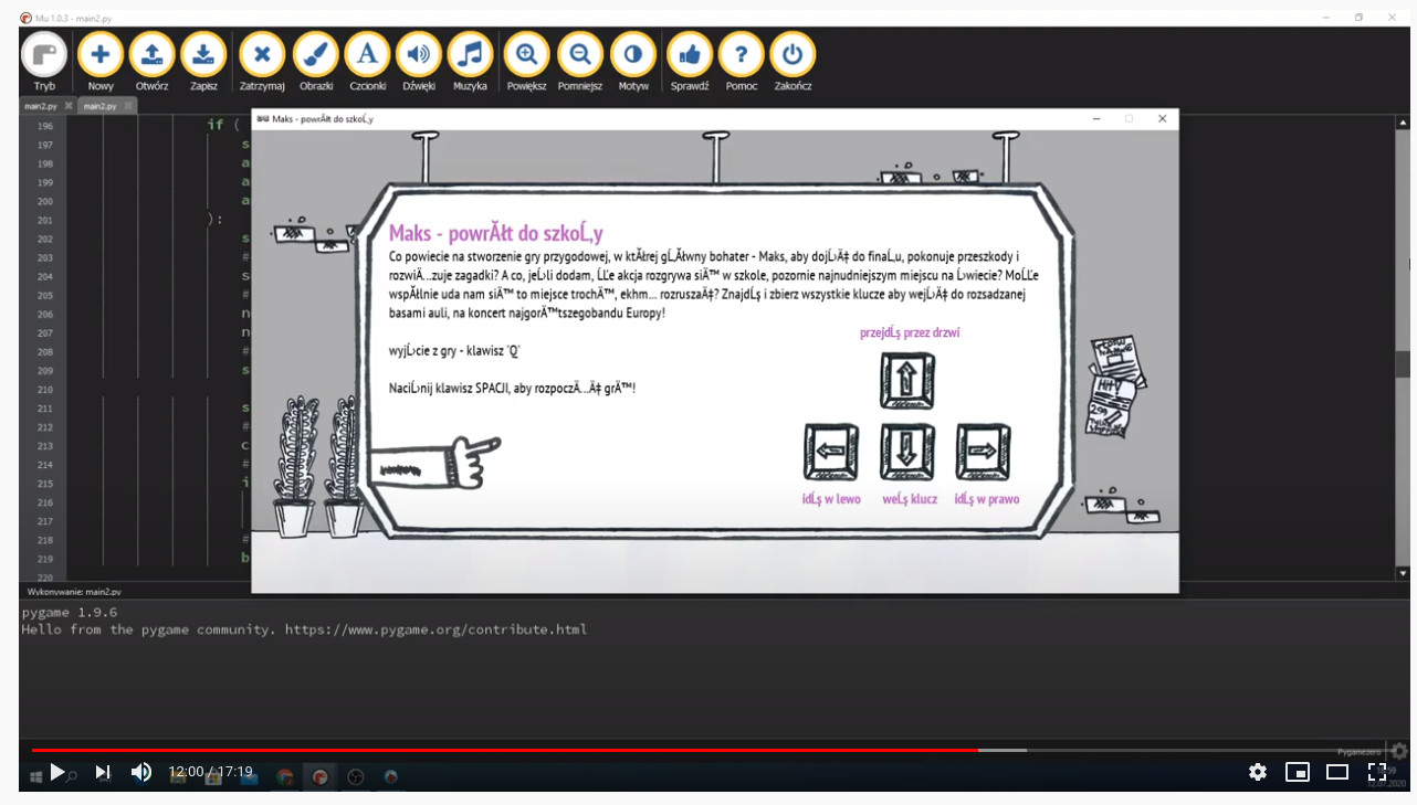 Strange behaviour on Windows - PygameZero mode + fonts + special polish letters... · Issue #1076 ...