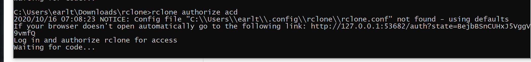 [W10] Port 53682 Excluded · Issue #4688 · rclone/rclone · GitHub