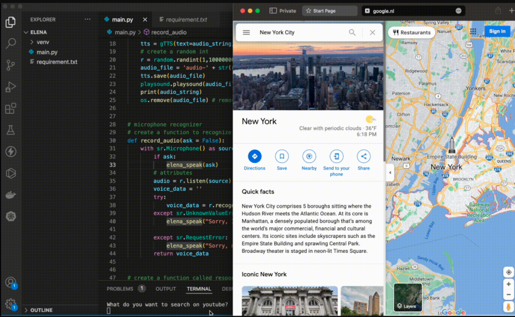 GitHub - V-Furtado/elena-assistant: A python Speech Assistant App