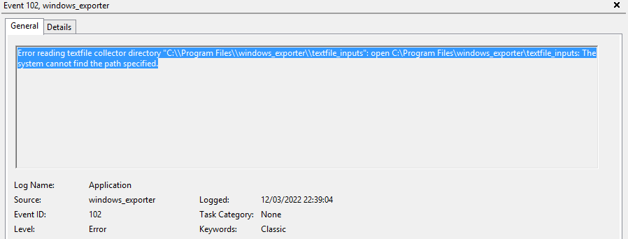 Windows exporter service stops when ever CPU or memory is high · Issue ...