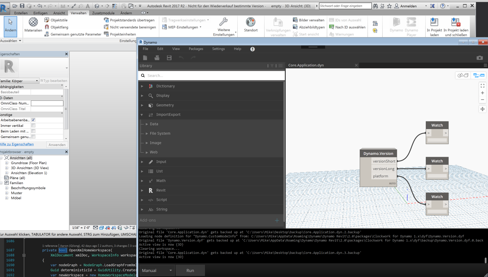 DYN files open in custom node workspace · Issue #1952 · DynamoDS/DynamoRevit · GitHub