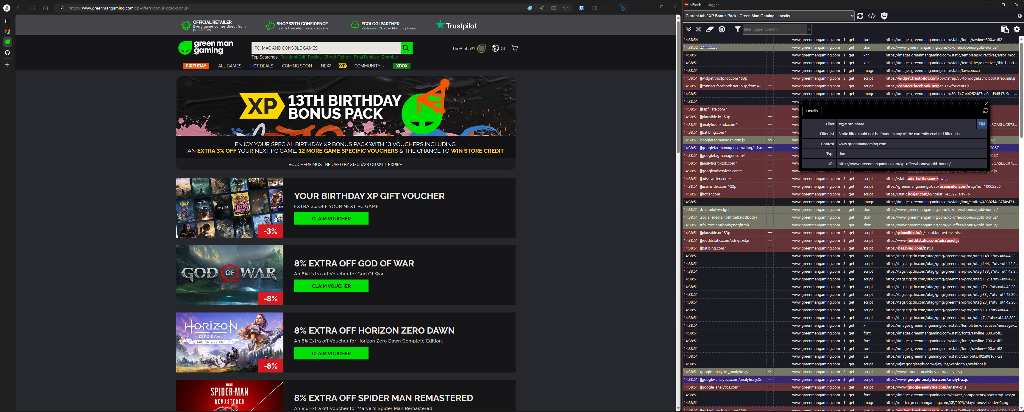 greenmangaming.com: breakage · Issue #18059 · uBlockOrigin/uAssets · GitHub