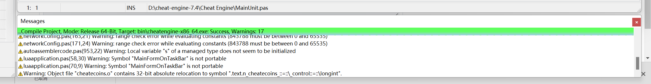 Identifier not found: "FThreadHandle" in LuaHandler · Issue #2267 · cheat-engine/cheat-engine ...