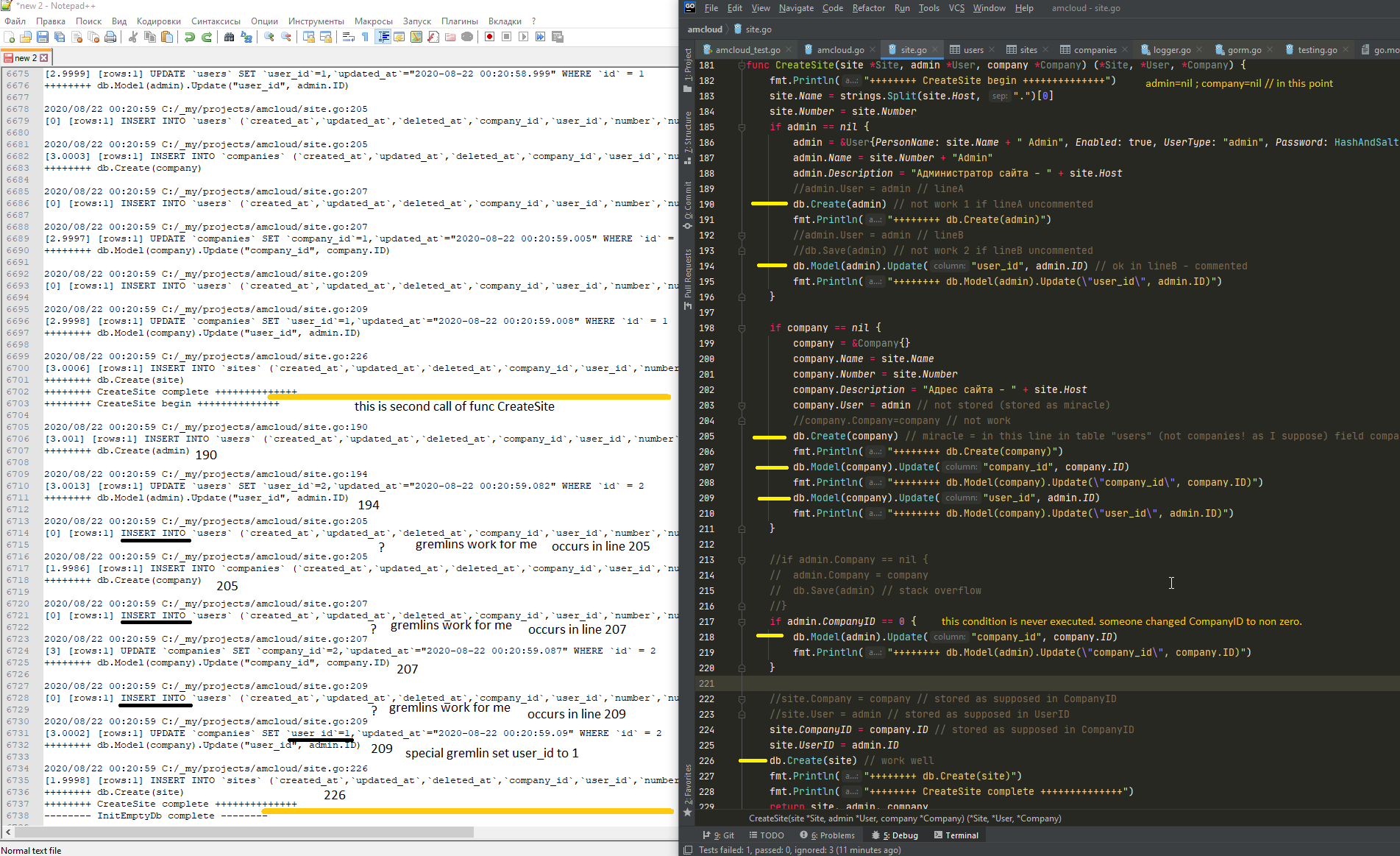 Dbcreateadmin And Dbsaveadmin V2 Stack Overflow And Miracle · Issue 3289 · Go Gormgorm · Github