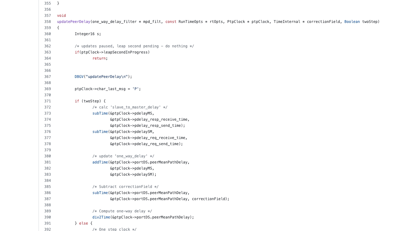 Why is NeighborRateRatio not considered when measuring PTP path delay · Issue #91 · ptpd/ptpd ...