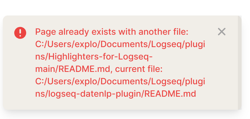 markdown file Readme.md within plugins should not read in logseq's personal repo. · logseq ...
