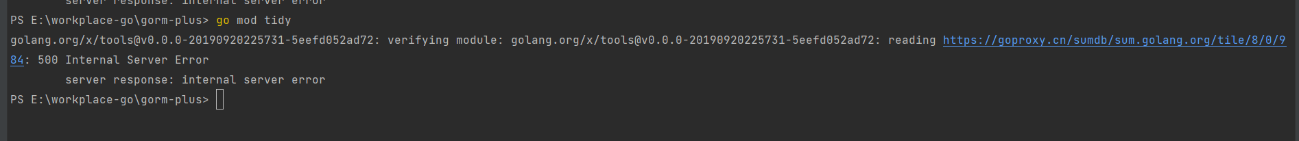 问题：拉取镜像源出现500错误; · Issue #158 · goproxy/goproxy.cn · GitHub