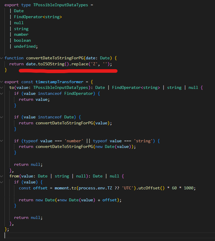 timestamp and postgresql · Issue #4519 · typeorm/typeorm · GitHub