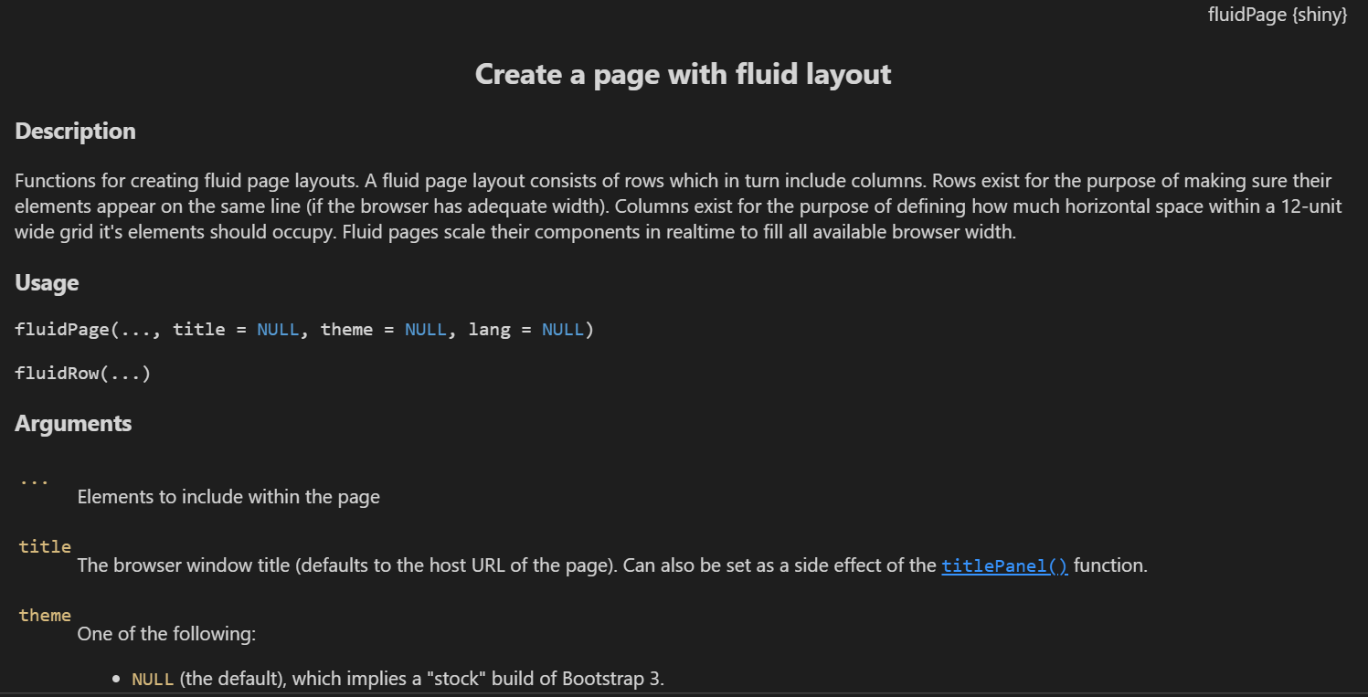Arguments Section Is Empty In Hover View For Some Functions · Issue 927 · Reditorsupportvscode