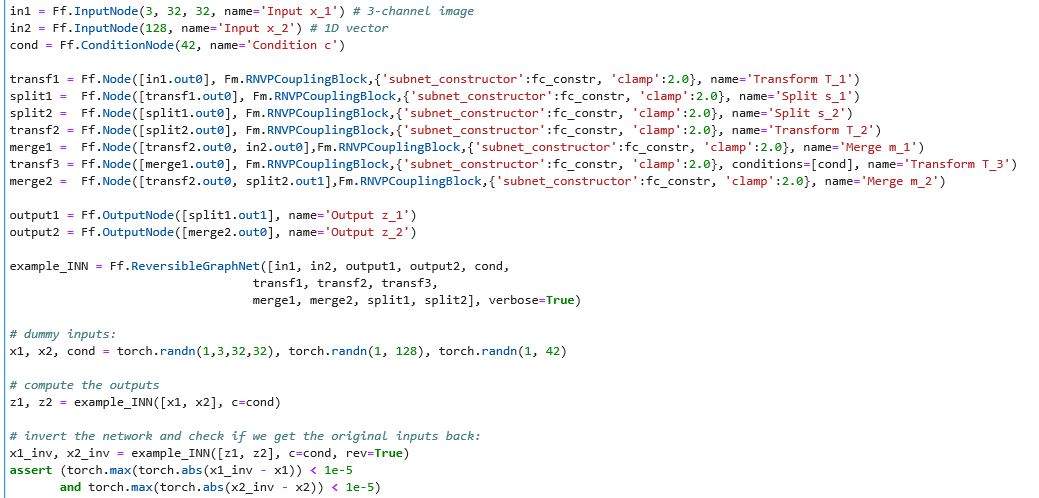 Replicate ReversibleGraphNet Error · Issue #29 · vislearn/FrEIA · GitHub