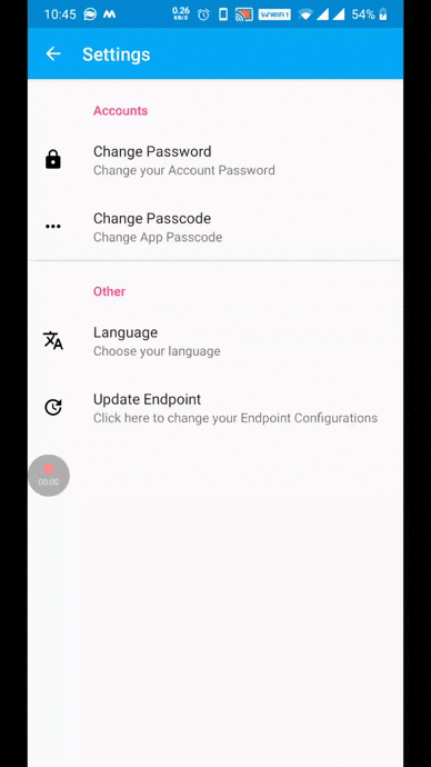 Unable to change passcode · Issue #1282 · openMF/mifos-mobile · GitHub Unable to change passcode · Issue #1282 · openMF/mifos-mobile · GitHub