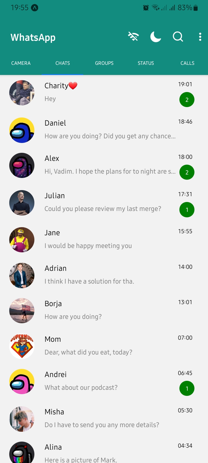 GitHub - Kibetdonald/WhatsApp-Messenger-Clone: A WhatsApp UI clone using react native